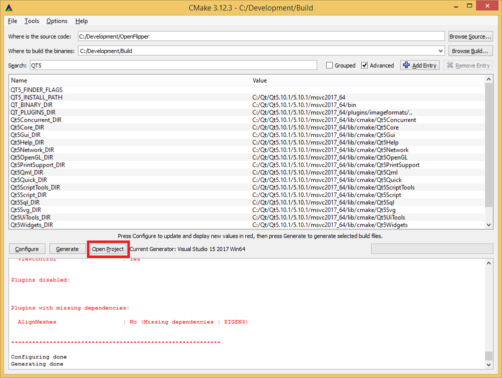 Developer Documentation: Building OpenFlipper
